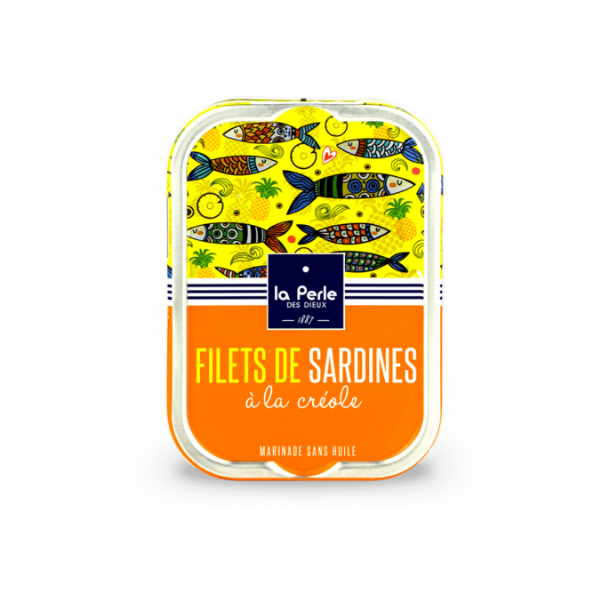 Filet sardine creole sans huile 115g - La Perle des Dieux