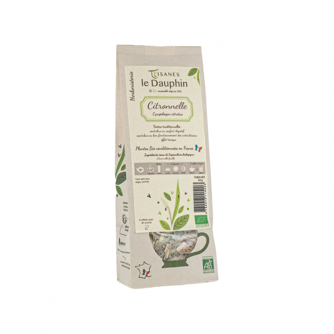 Citronnelle feuille 40g - Le Dauphin