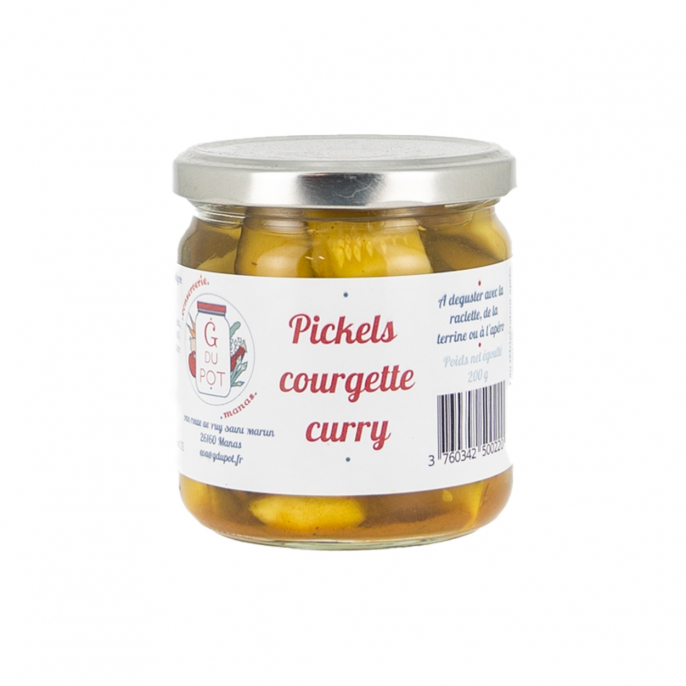 Pickels courgette curry 200g - G du pot