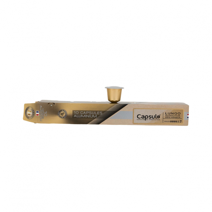 Capsules lungo x10 aluminium - Capsulo