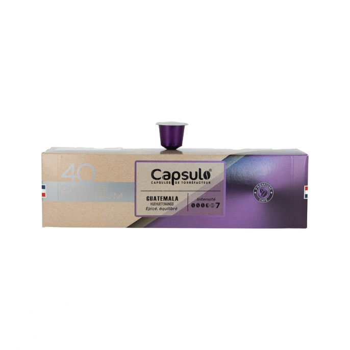 Capsules Guatemala x40 aluminium - Capsulo