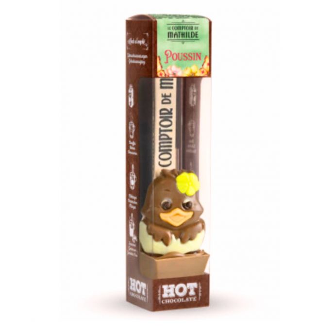 Hot chocolate au lait poussin 30g - Le Comptoir de Mathilde